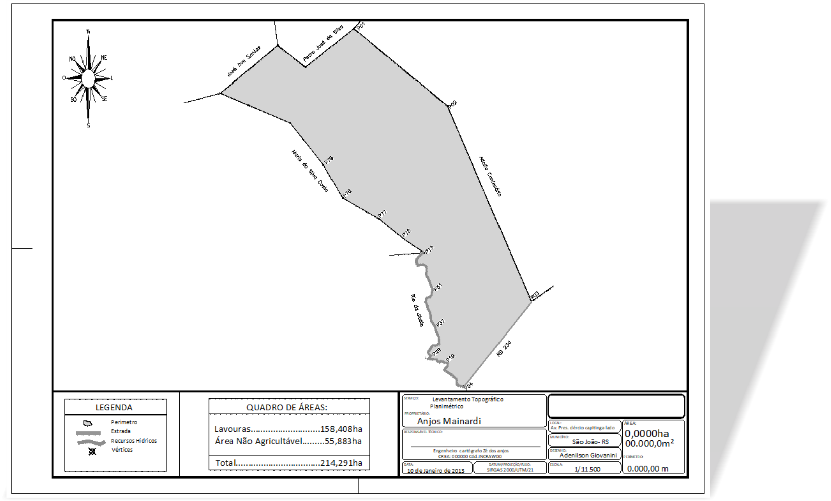 Mapa Uso e Ocupação do Solo? - Adenilson Giovanini