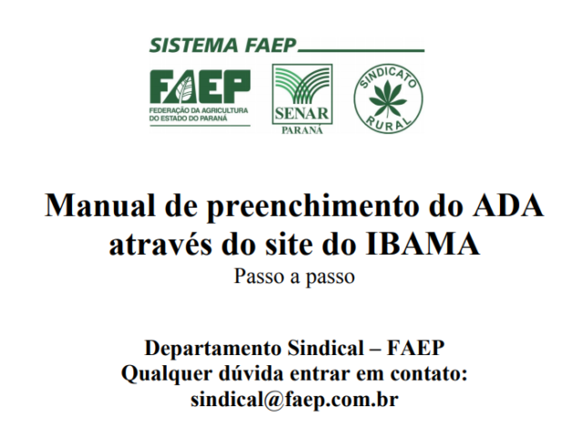 ADA Ibama: o que é e como emitir - Adenilson Giovanini