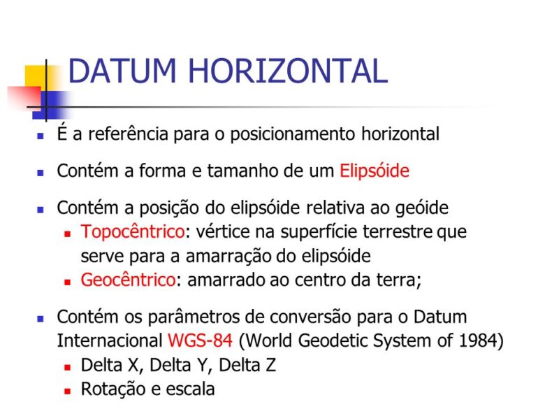 Datum Horizontal Adenilson Giovanini Datum Horizontal Adenilson Giovanini