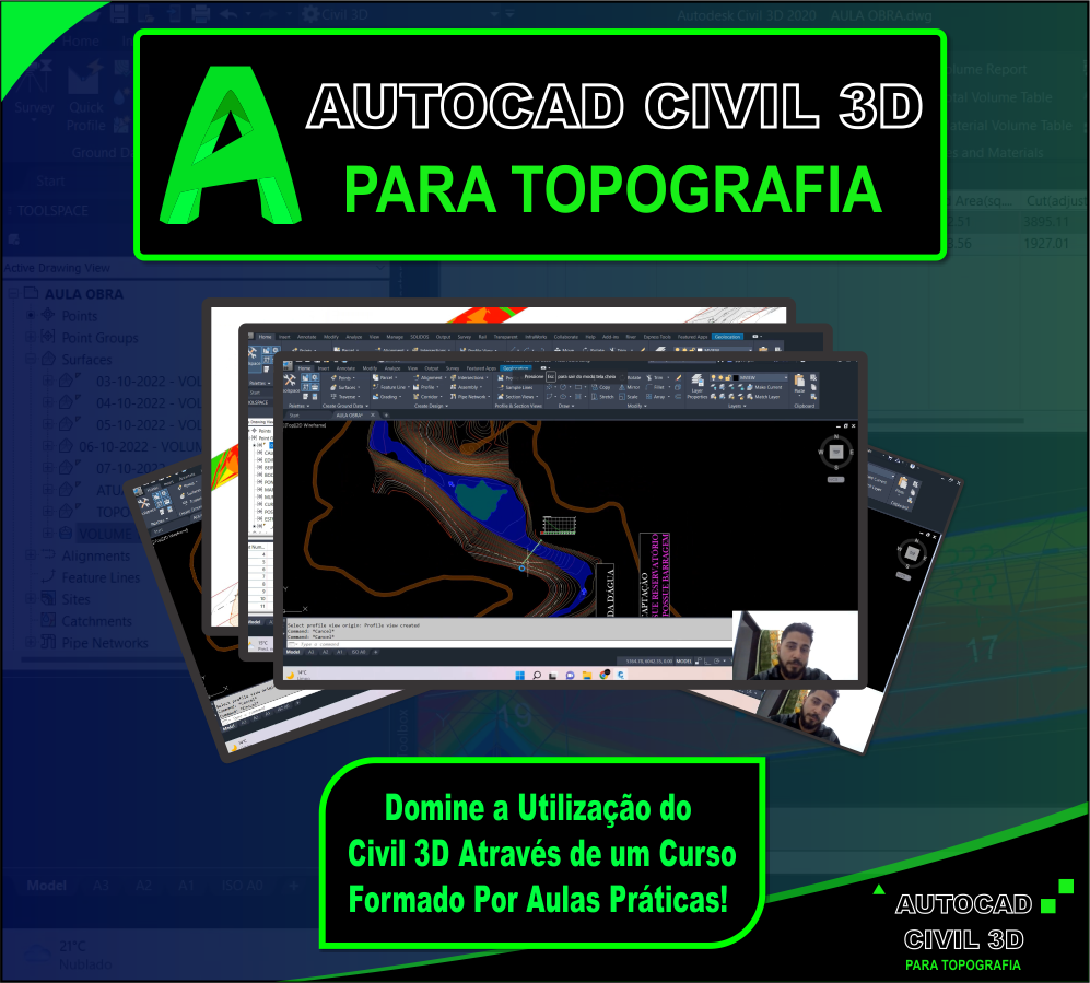 curso de civil 3d para topografia - Adenilson Giovanini