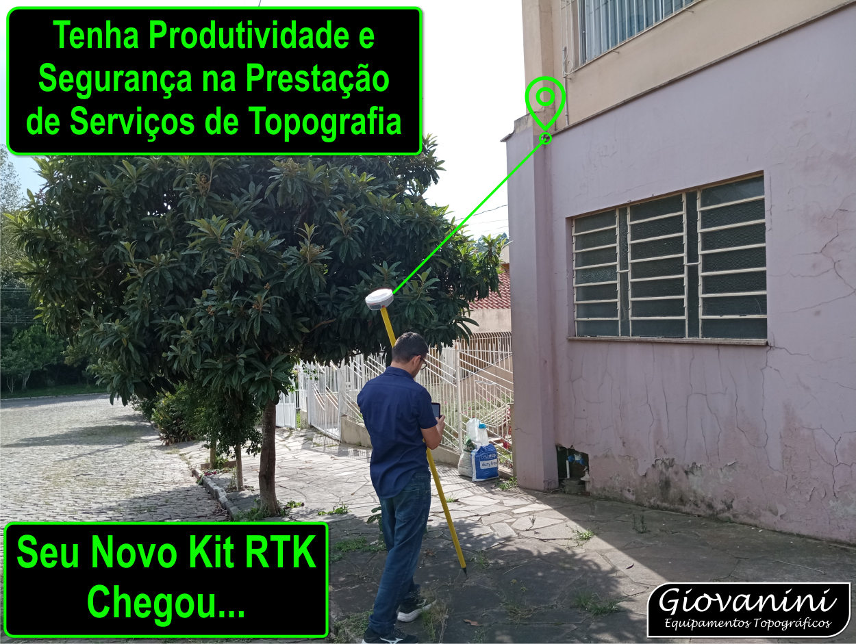 RTK ComNav S6 + T30 Laser - Giovanini Equipamentos Topográficos